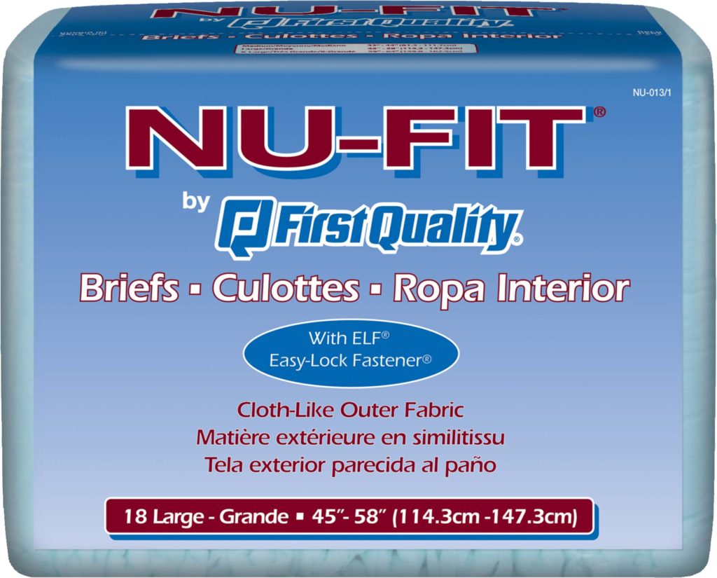 Nu-Fit® Briefs by First Quality® • Health to Home