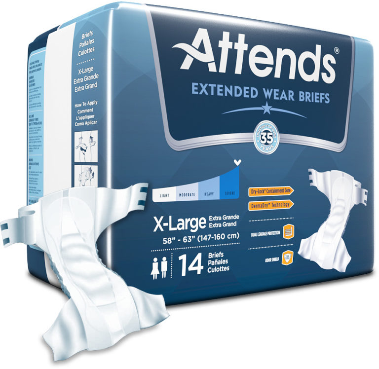 Attends® Extended Wear Briefs • Health to Home